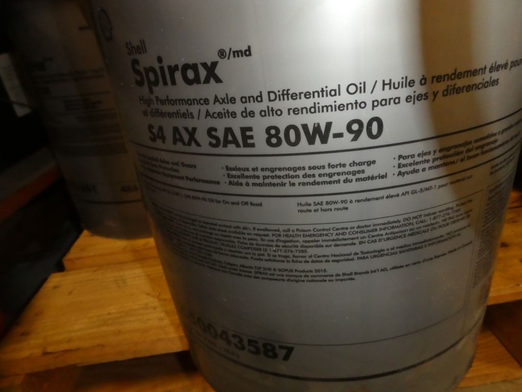 Spirax high performance axle & differential oil S4