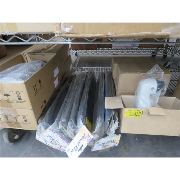 Keyboard Pads, Security Camera Componants on Shelf Keyboard Pads, Security Camera Componants on Shelf