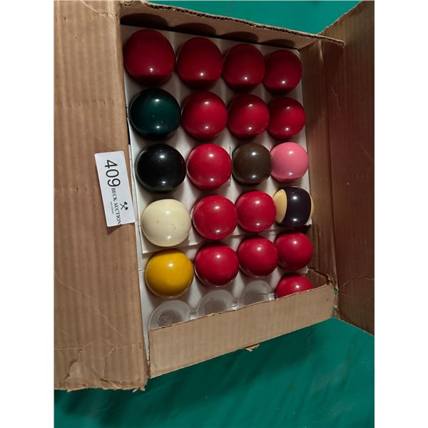Collection Of Pool Balls Beck Auctions Inc