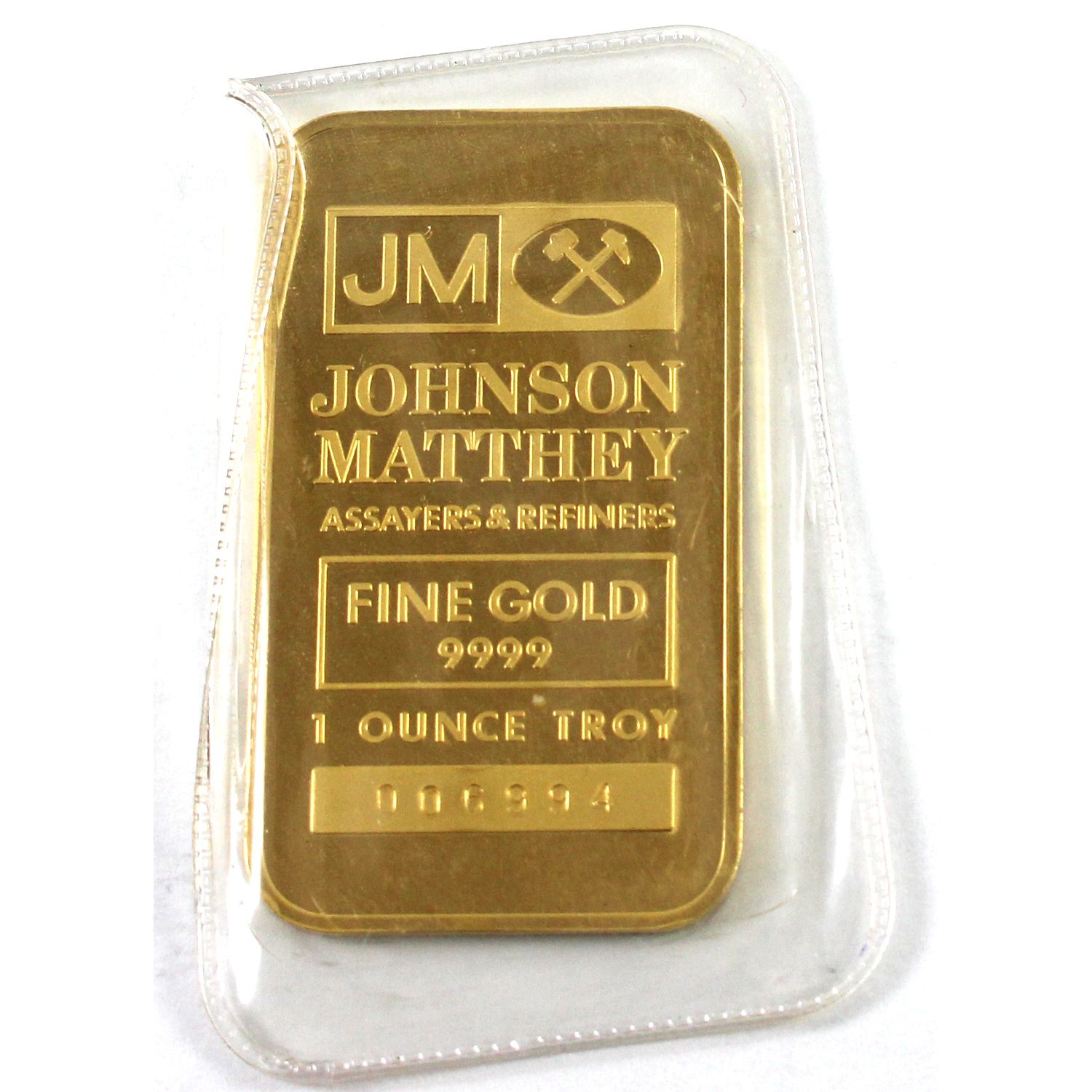1oz Gold Johnson Matthey Vintage 'TD Bank' .9999 Fine Gold Bar SN ...