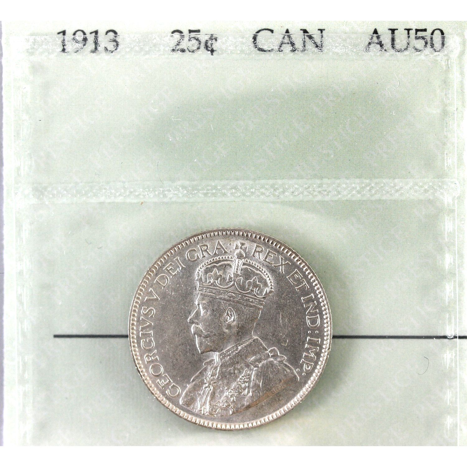 25-cent 1913 Prestige Certified AU50