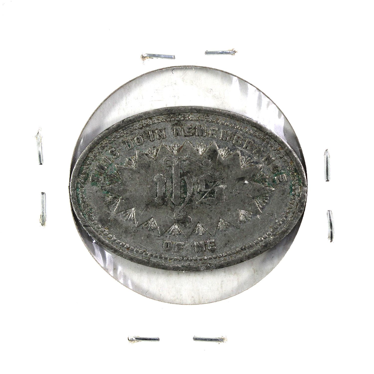 Leith ND Free St. John's Church Communion Token (corrosion)