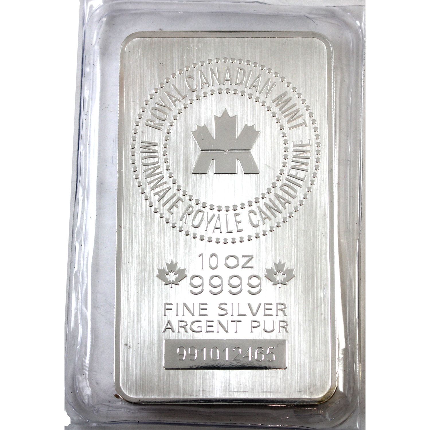 10oz RCM Pure .9999 Silver Royal Canadian Mint Wafer Bar Sealed (Tax ...