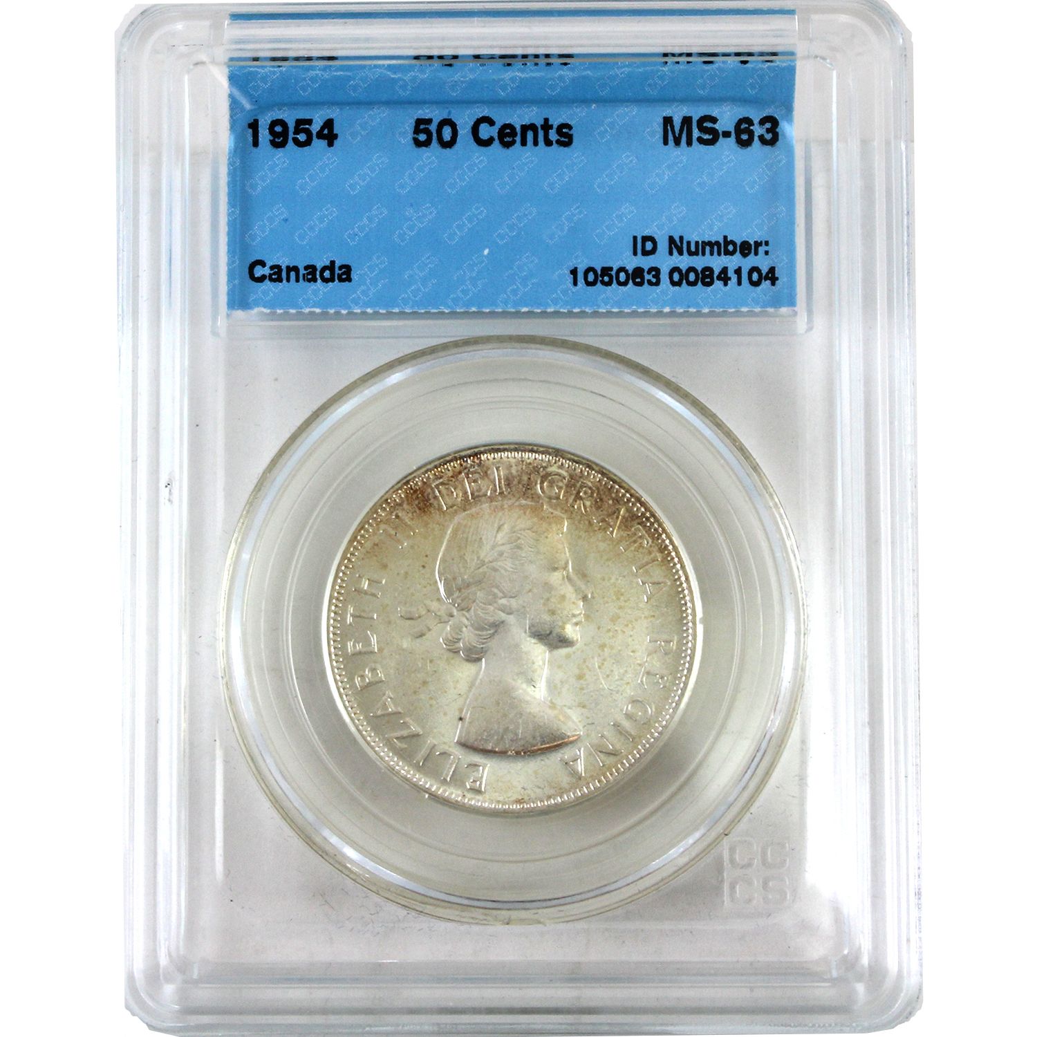50-cent 1954 CCCS MS63