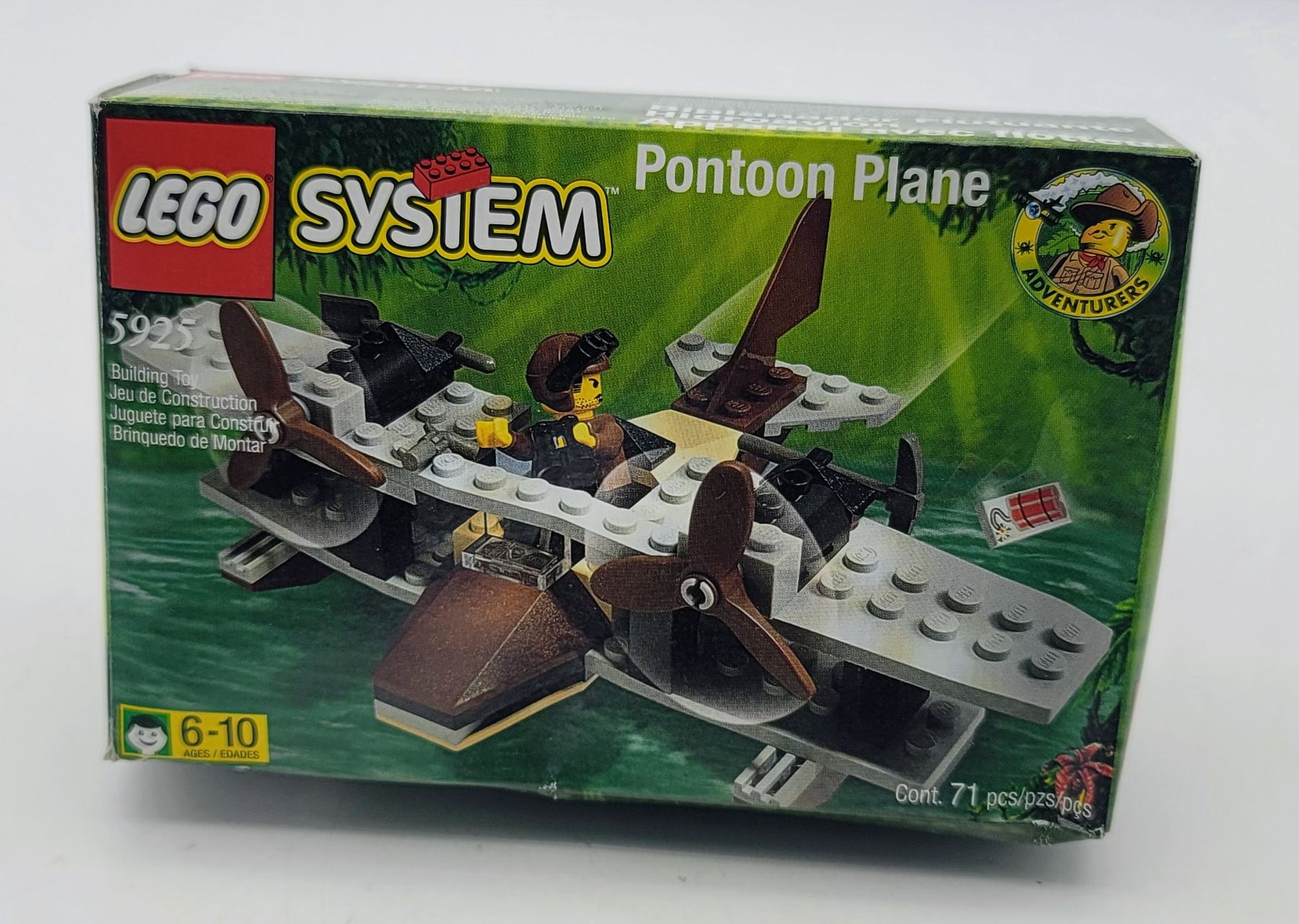 Lego Set # 5925 Adventurers Pontoon Plane Complete in Box with ...