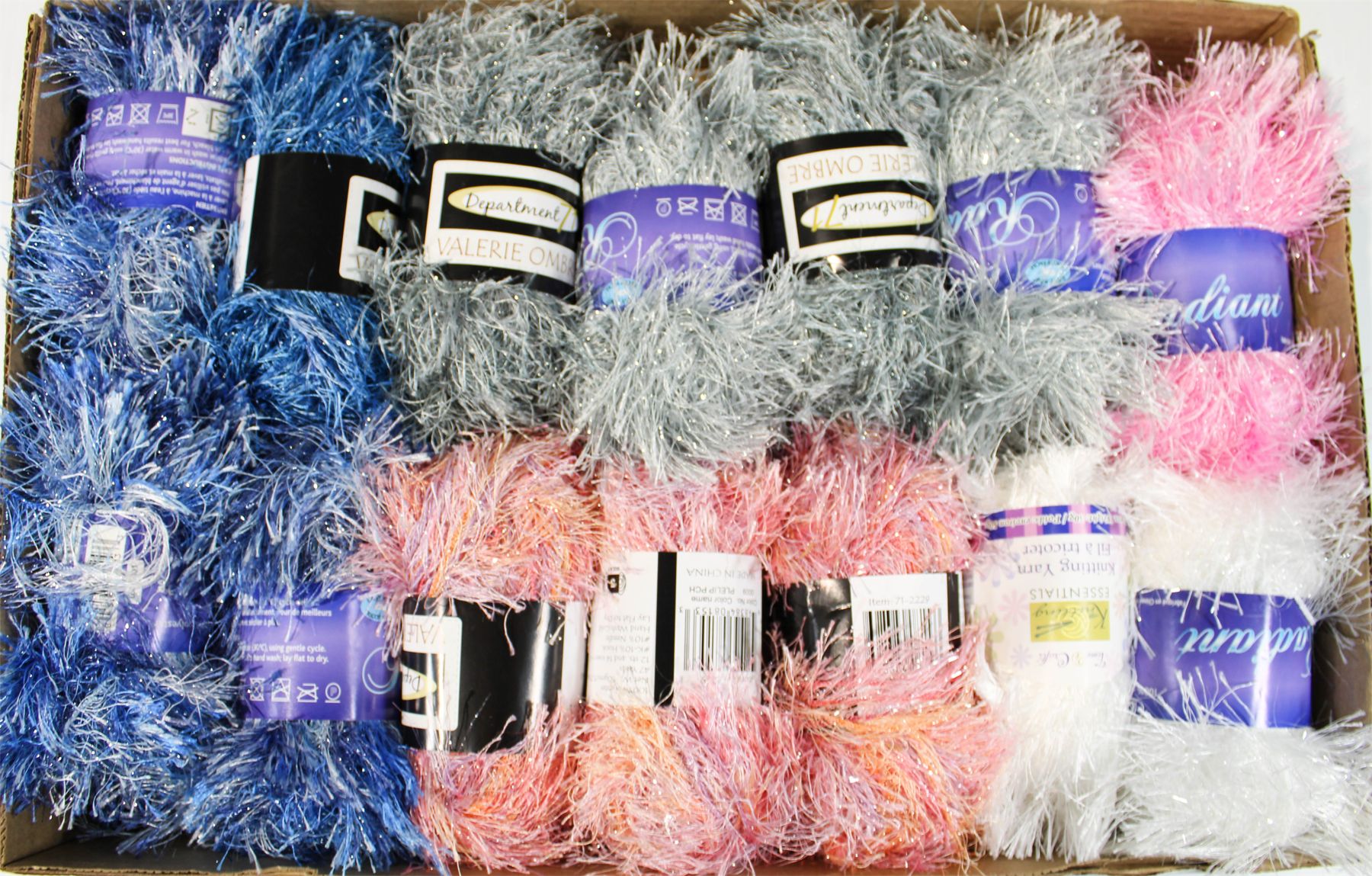 ASSORT. FUZZY HOBBY YARN
