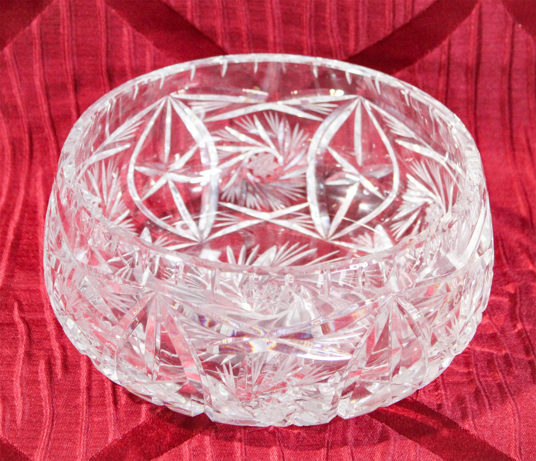 PINWHEEL CRYSTAL CANDY DISH