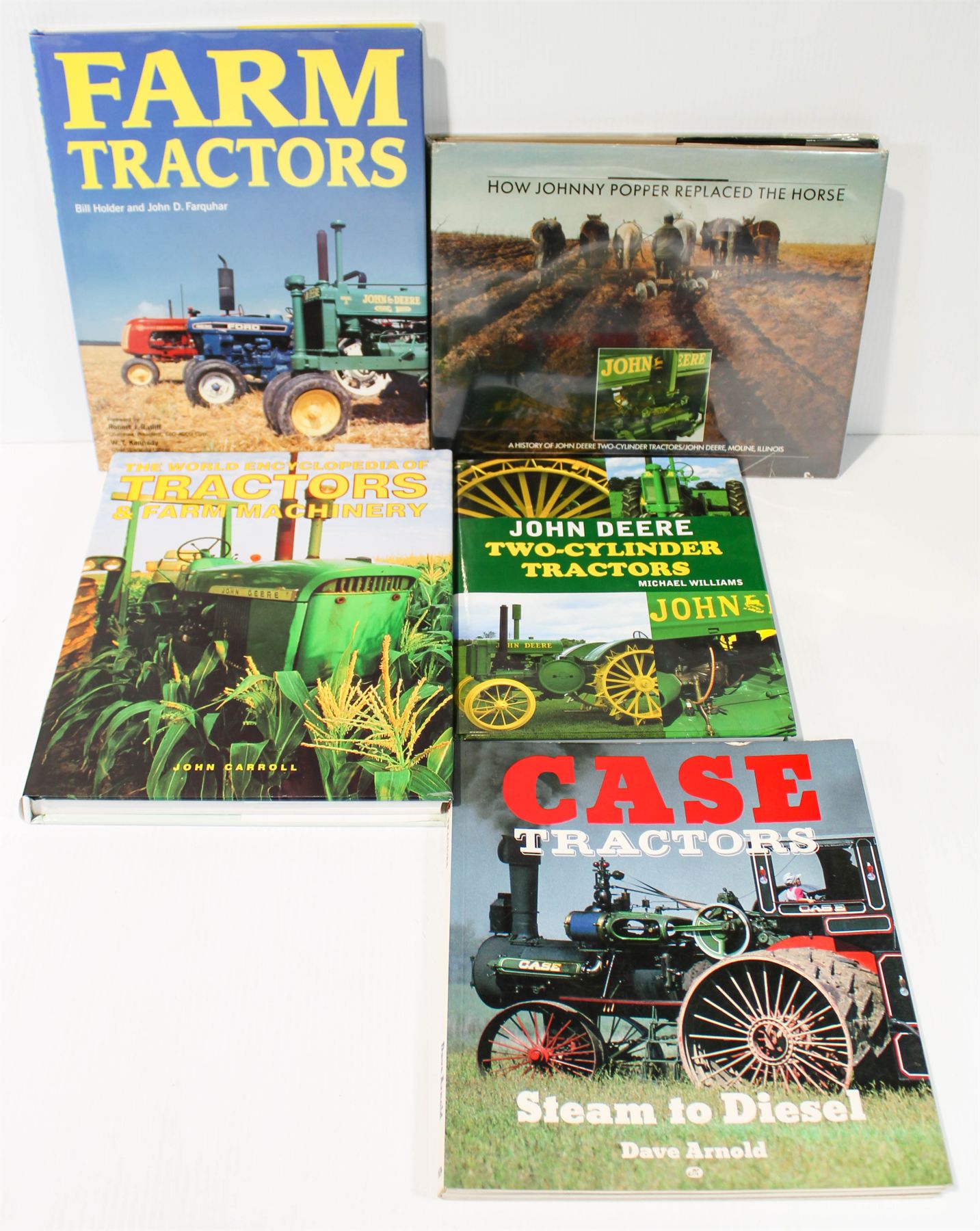 FIVE ASSORT. TRACTOR BOOKS