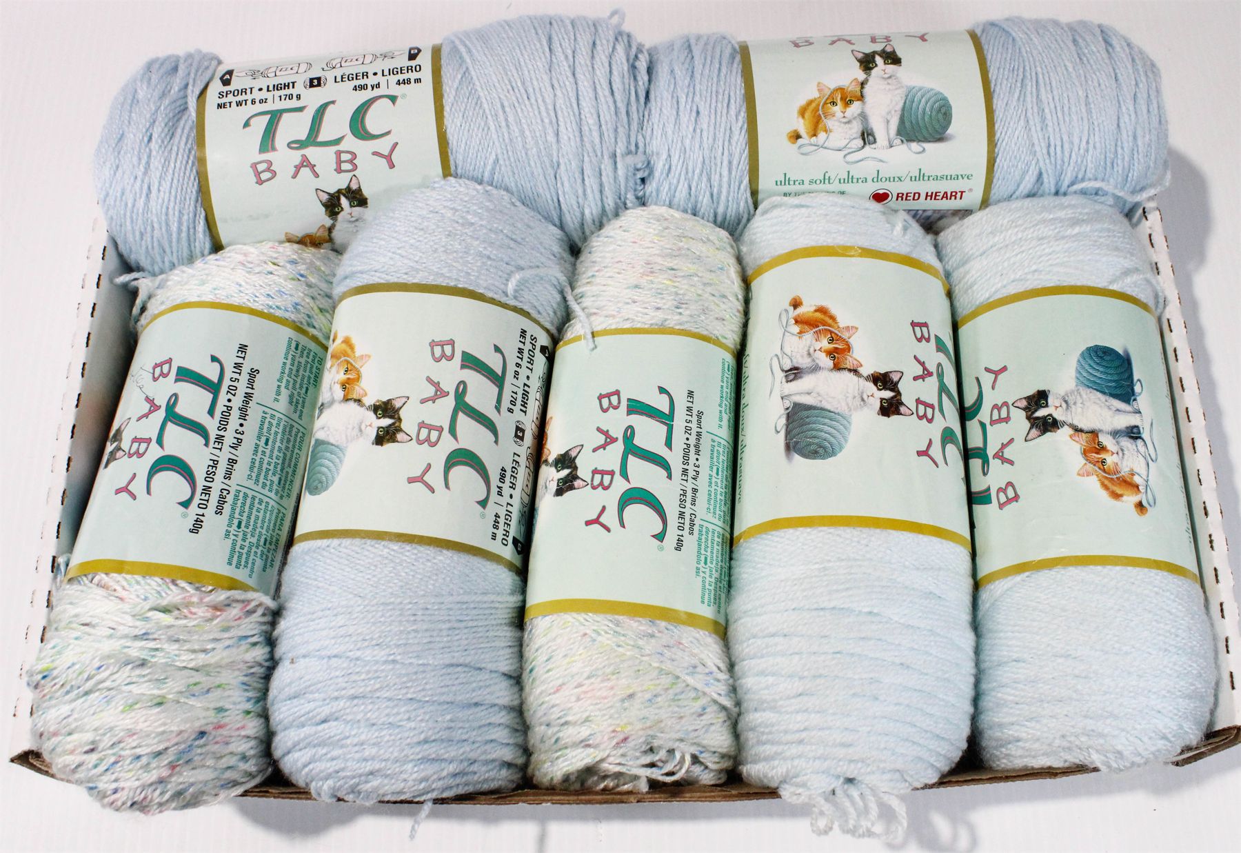 TLC BABY 5881 POWDER BLUE HOBBY YARN