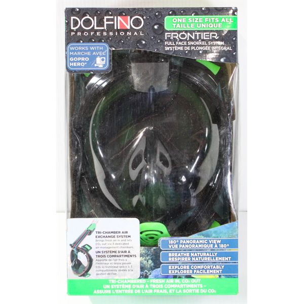 DOLFINO PRO FULL FACE SNORKEL SYSTEM