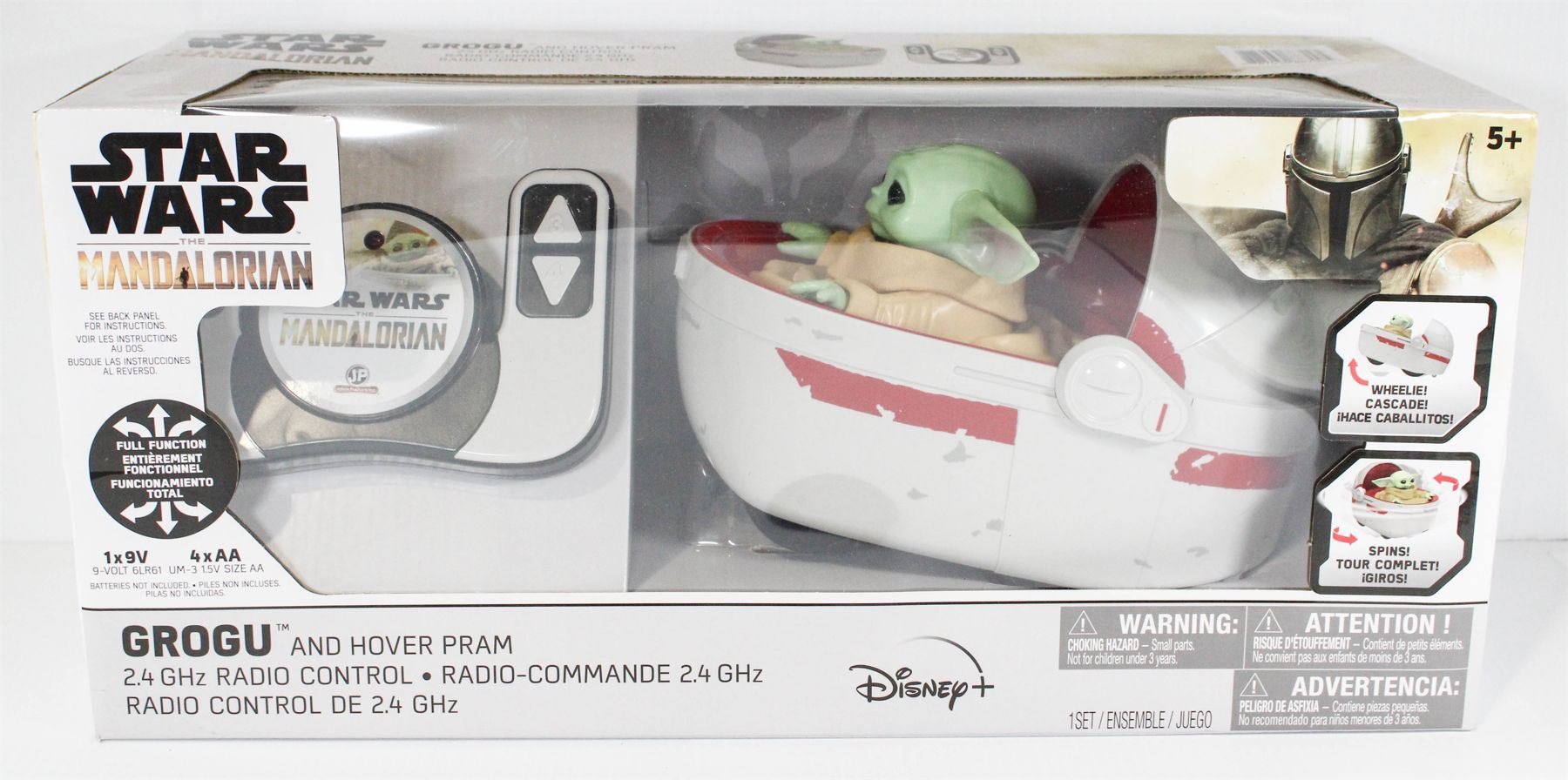 STAR WARS MANDALORIAN R/C GROGU & HOVER PRAM