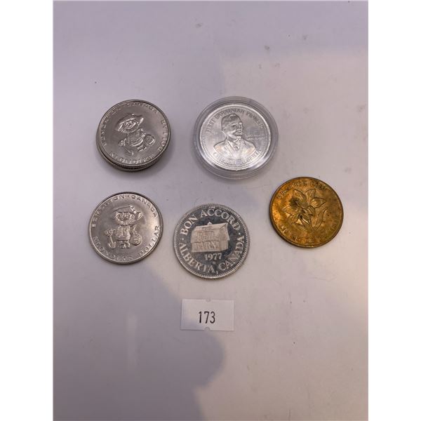Edmonton + Alberta Collectors Coins/Tokens (Includes Klondike Dollars ... Edmonton + Alberta Collectors Coins/Tokens (Includes Klondike Dollars ...