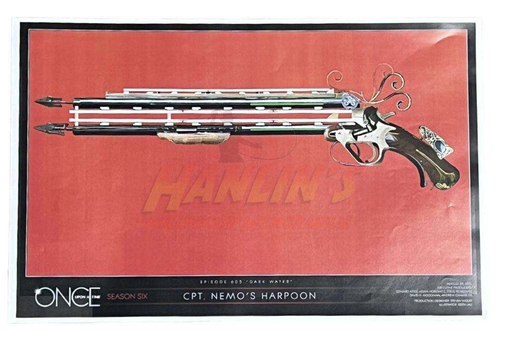 Once Upon a Time (2011-2018) - CPT. Nemo's Harpoon Concept Art