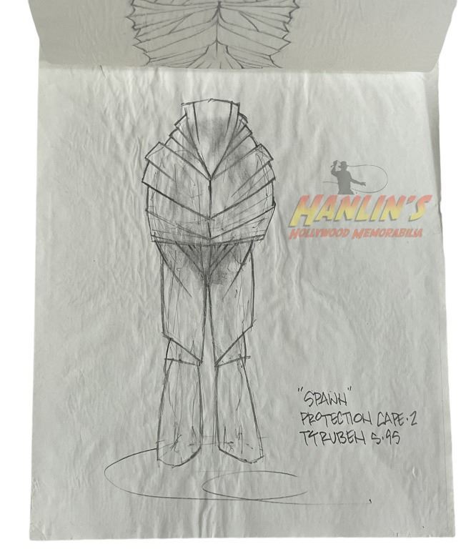 Spawn (1997) - Original Concept Art - Spawn Cape