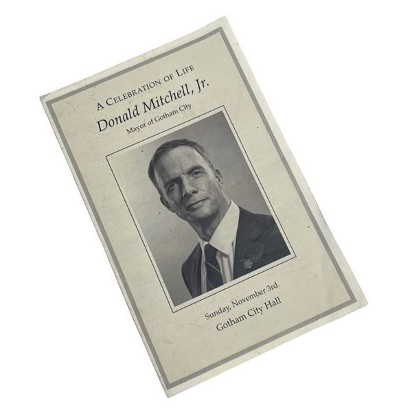 The Batman (2022) - Mayor Mitchell Order of Service