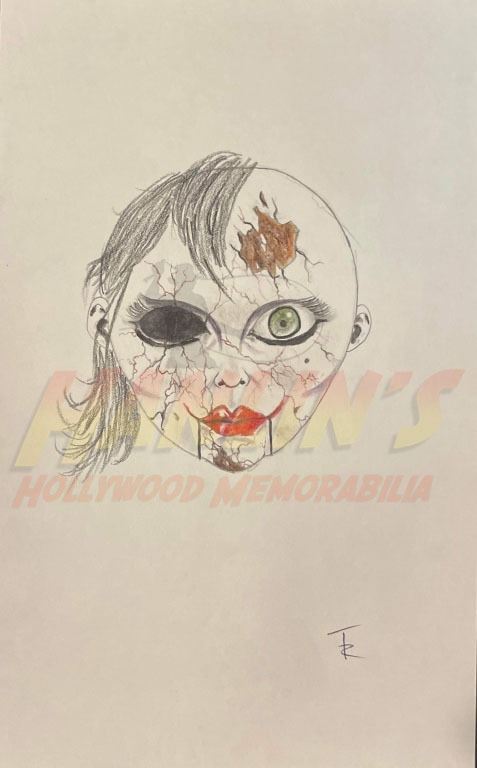 The Conjuring (2013) - Annabelle Pre-Production Hand Drawn Concept Art ...
