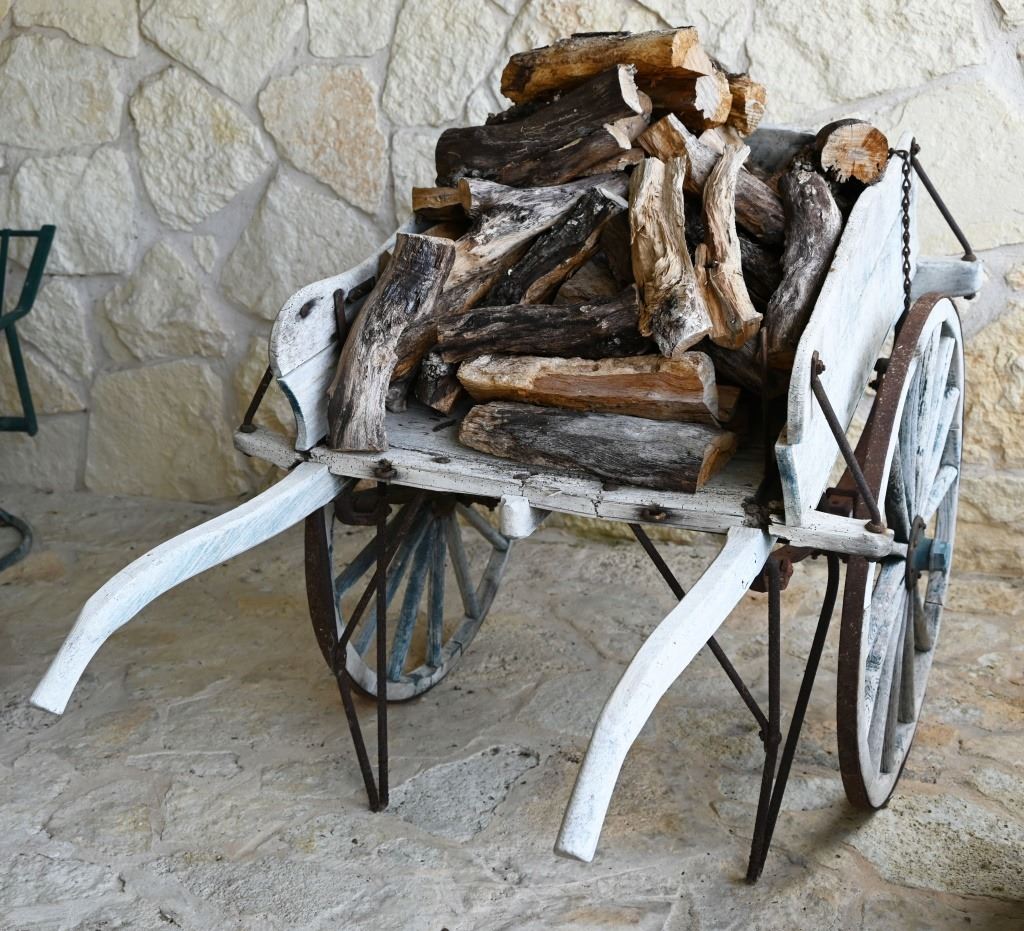 Vintage Wood Hand Cart