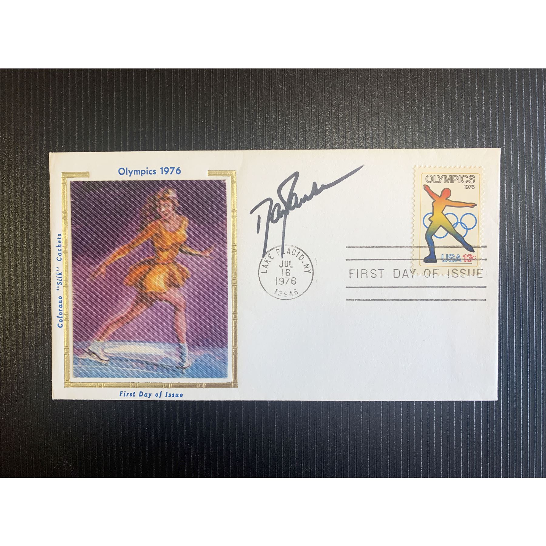 Speed Skater Dan Jansen signed first day cover