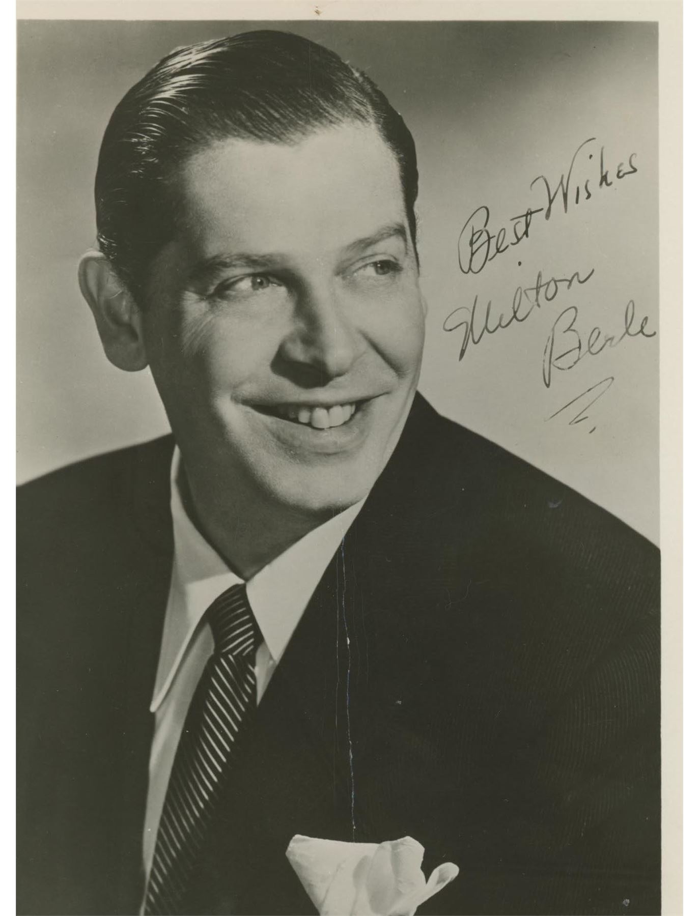 Milton Berle signed photo. GFA Authenticated
