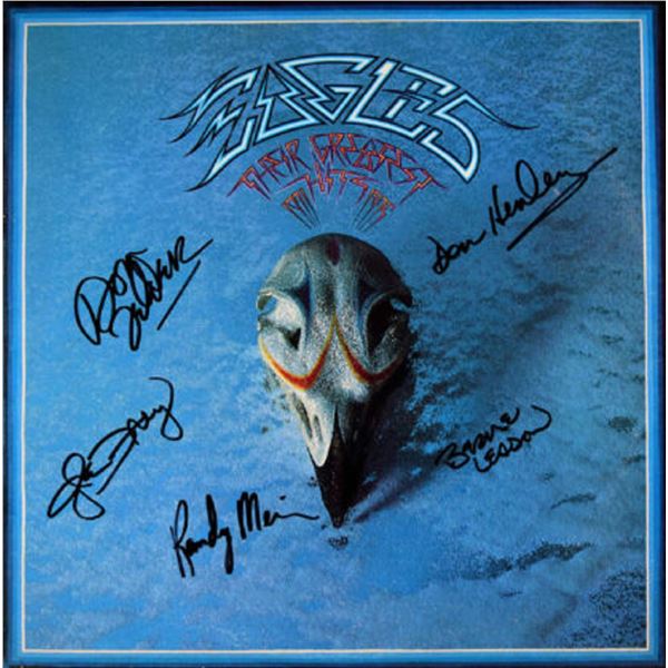 Eagles Their Greatest Hits 1971-1975 signed album