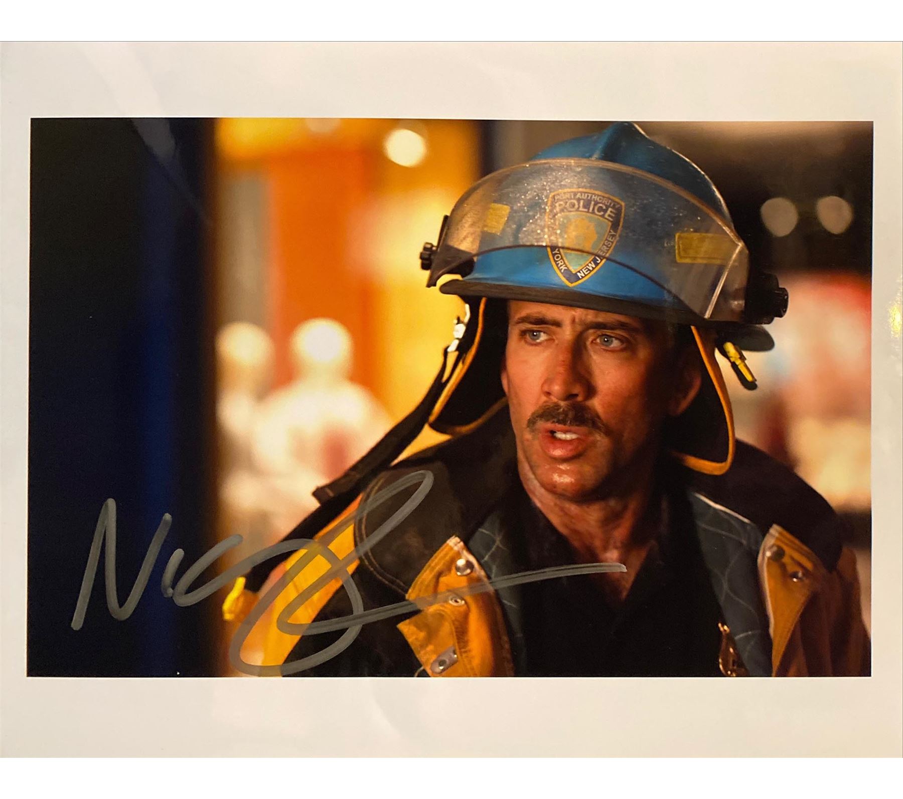 World Trade Center Nicolas Cage signed movie photo