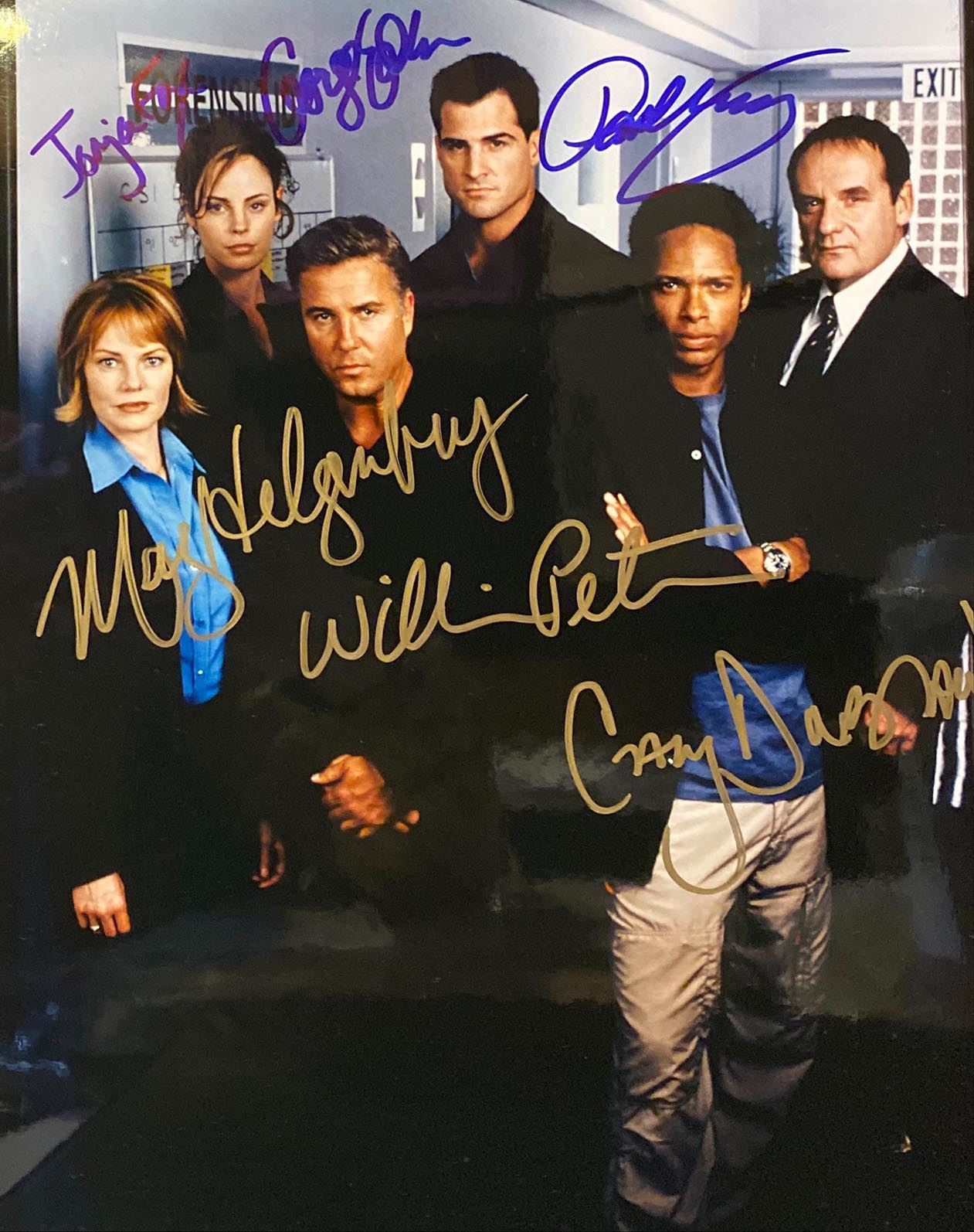 CSI: Crime Scene Investigation Cast Signed Photo
