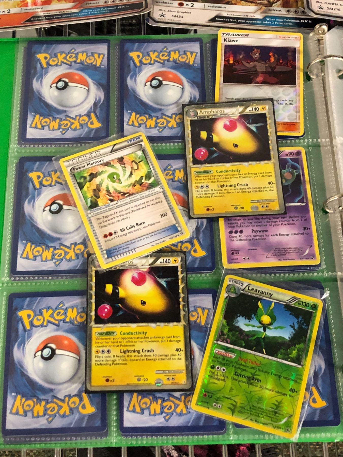 Group of assorted Pokemon collectible cards Group of assorted Pokemon collectible cards