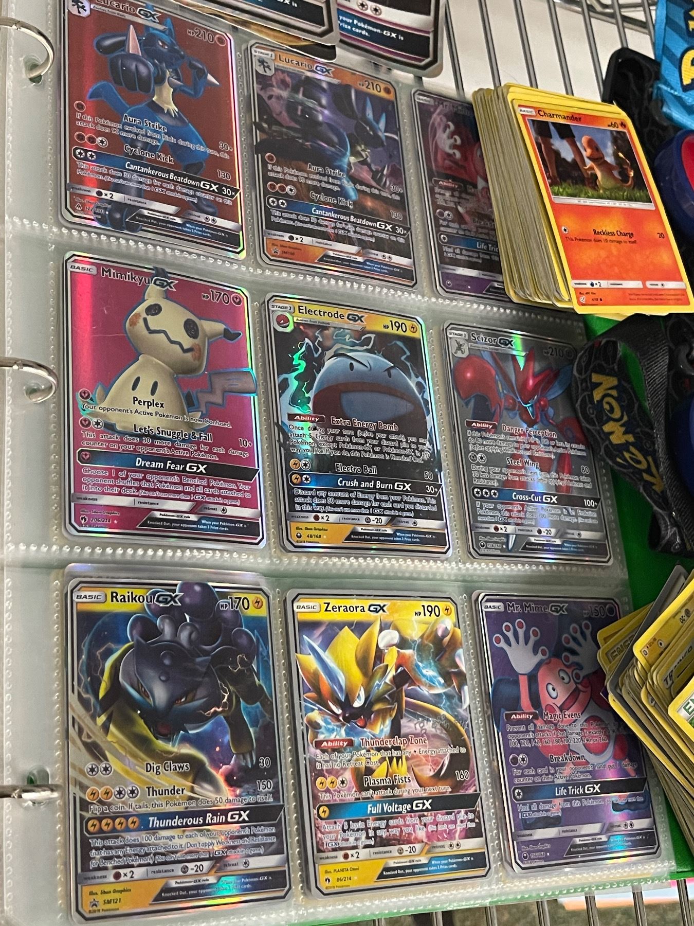 Group of assorted Pokemon collectible cards Group of assorted Pokemon collectible cards