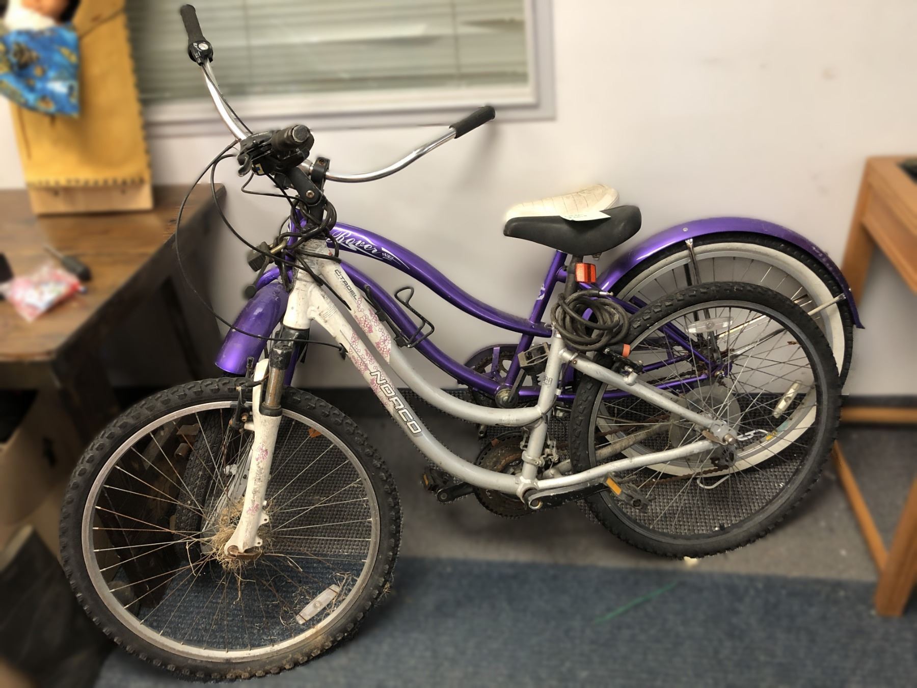 Group of 2 bicycles - includes Micorgi cruiser bike & Citadel bike