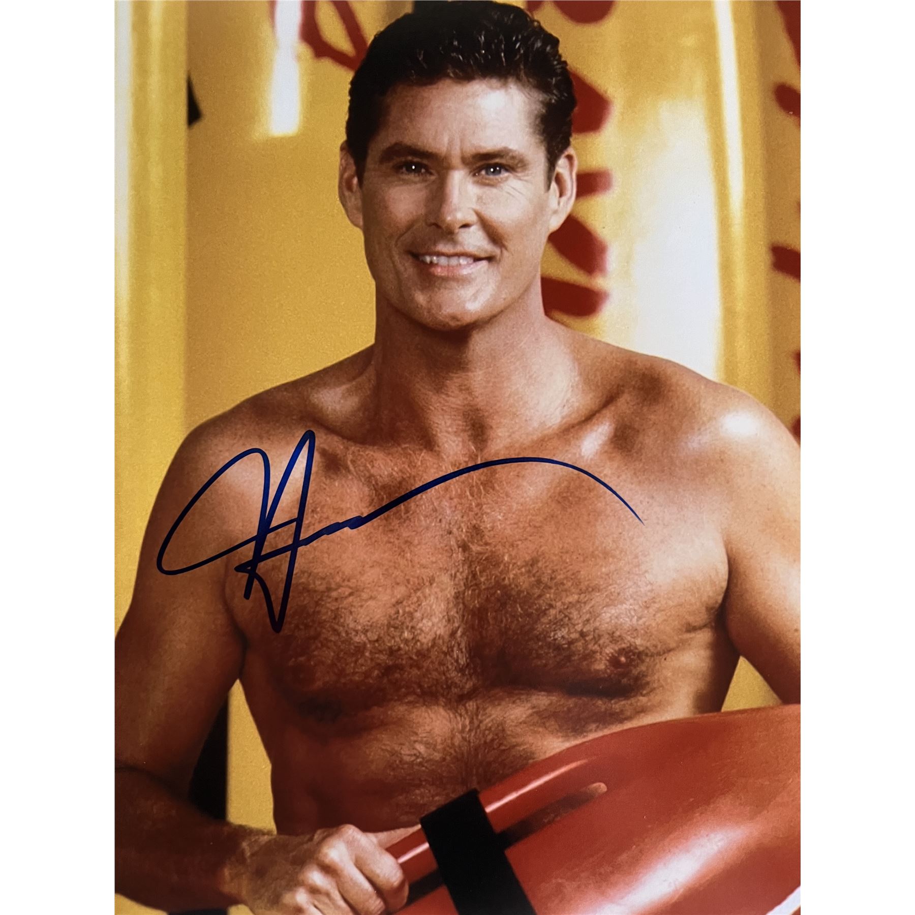 Baywatch David Hasselhoff signed photo