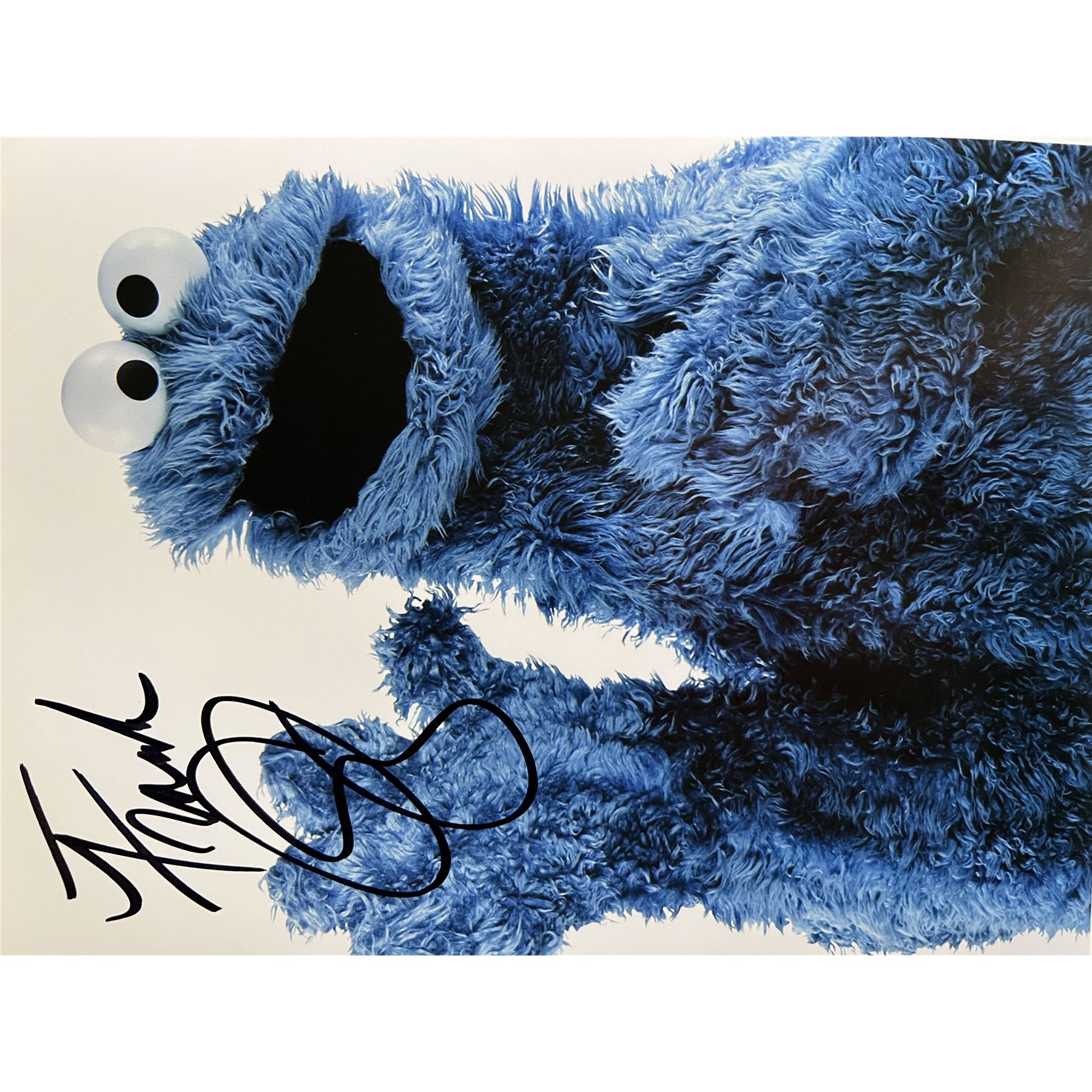 Sesame Street Cookie Monster Frank Oz signed photo