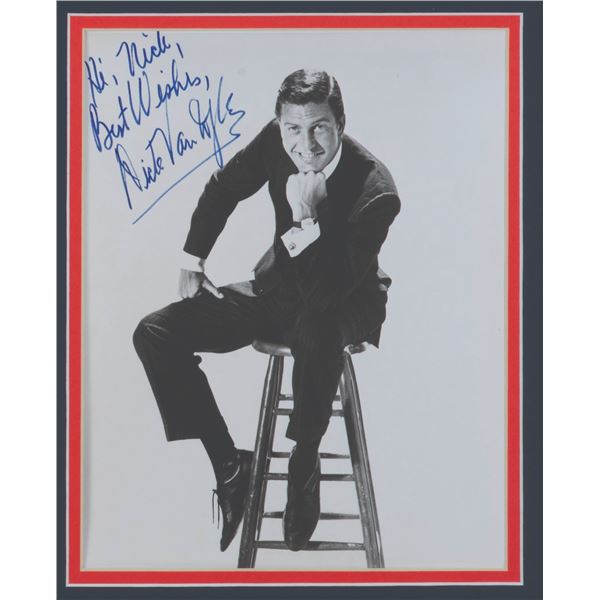 A Dick Van Dyke Signed Photo With Book