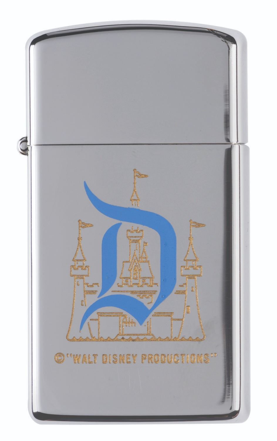 A Disneyland Souvenir Zippo Lighter.