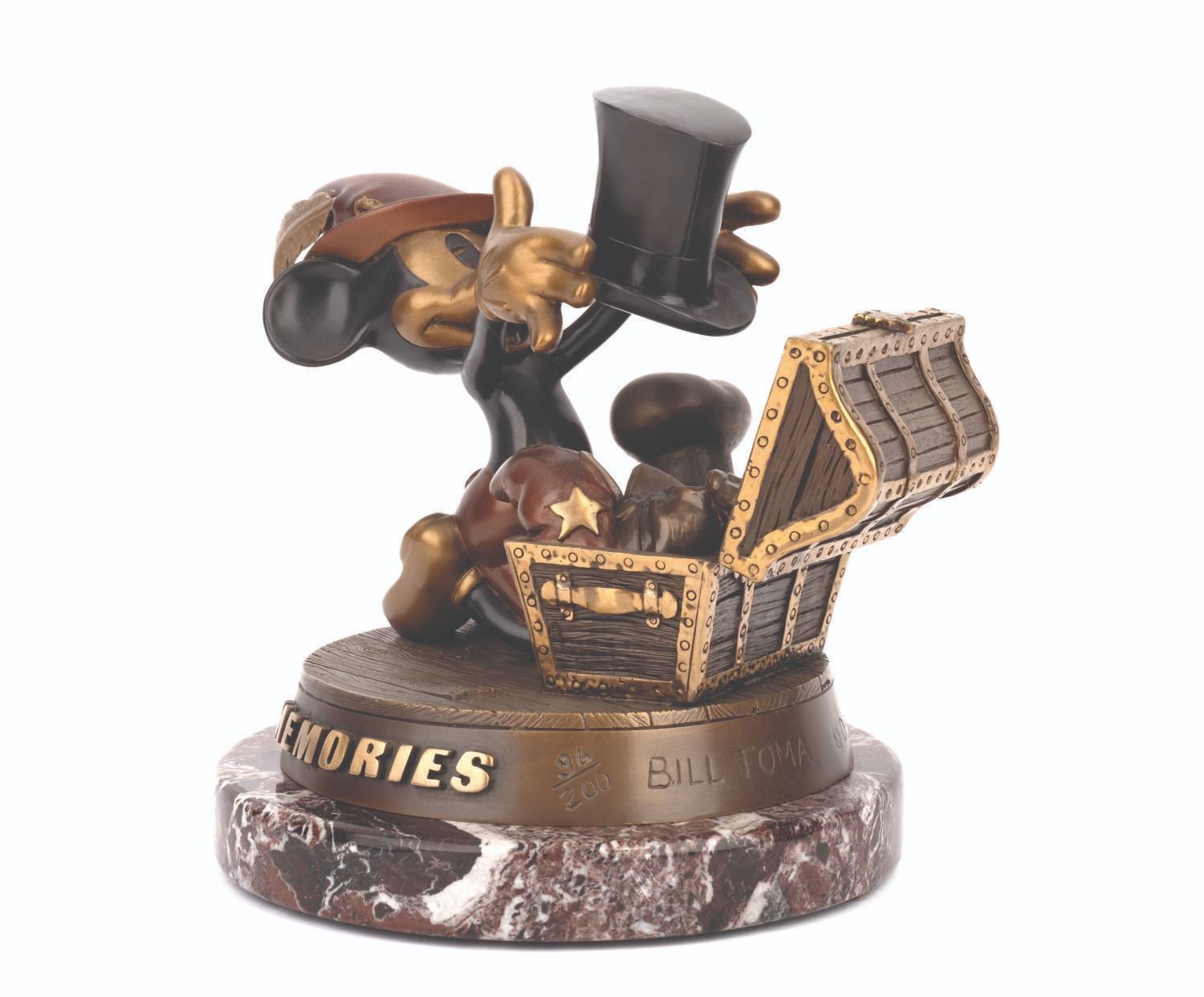 A Mickey Mouse "Memories" Bronze Statue. - Van Eaton Galleries