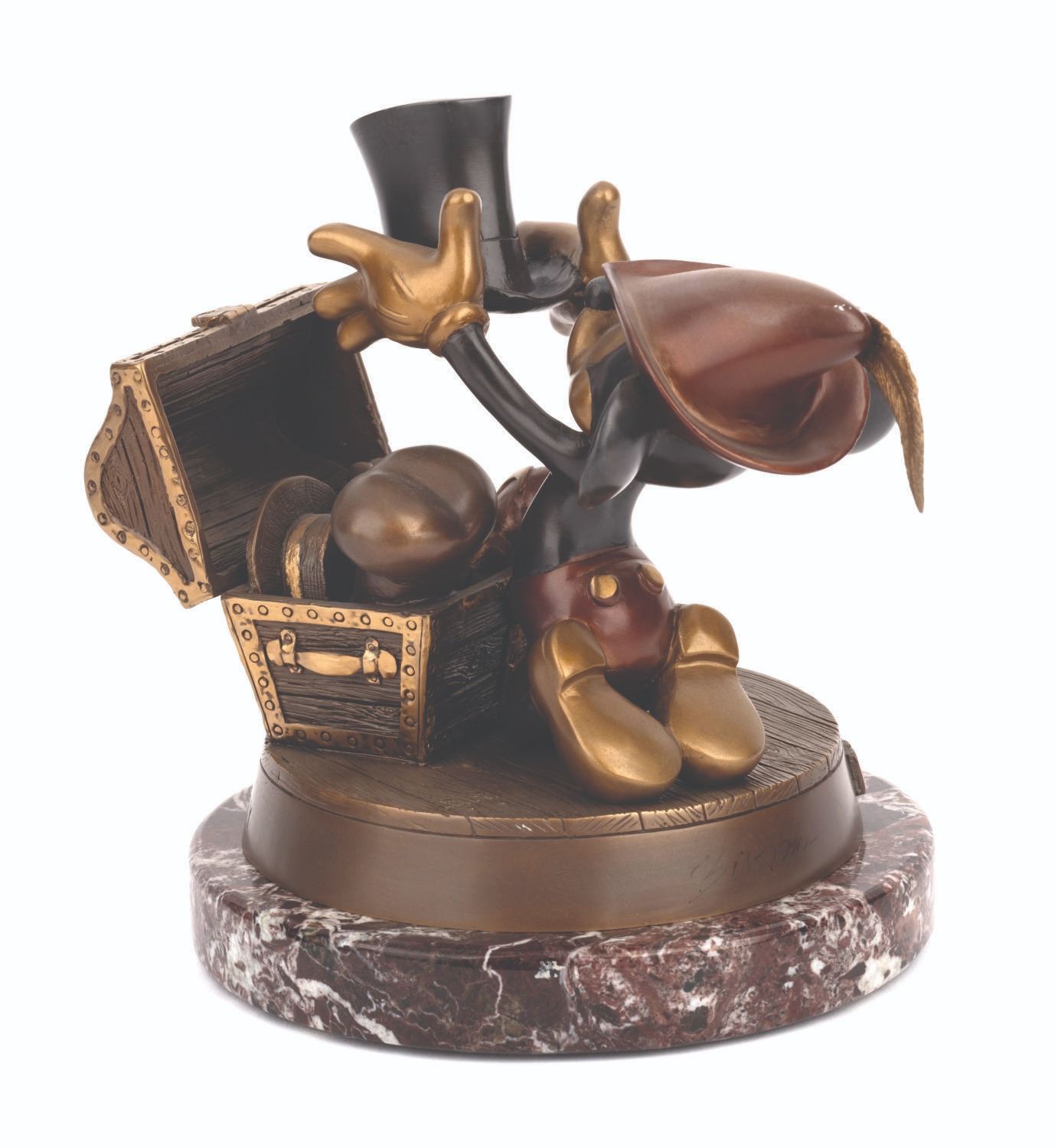 A Mickey Mouse "Memories" Bronze Statue. - Van Eaton Galleries