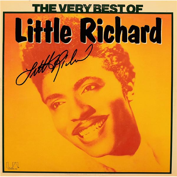 Little Richard signed The Very Best Of Little Richard album
