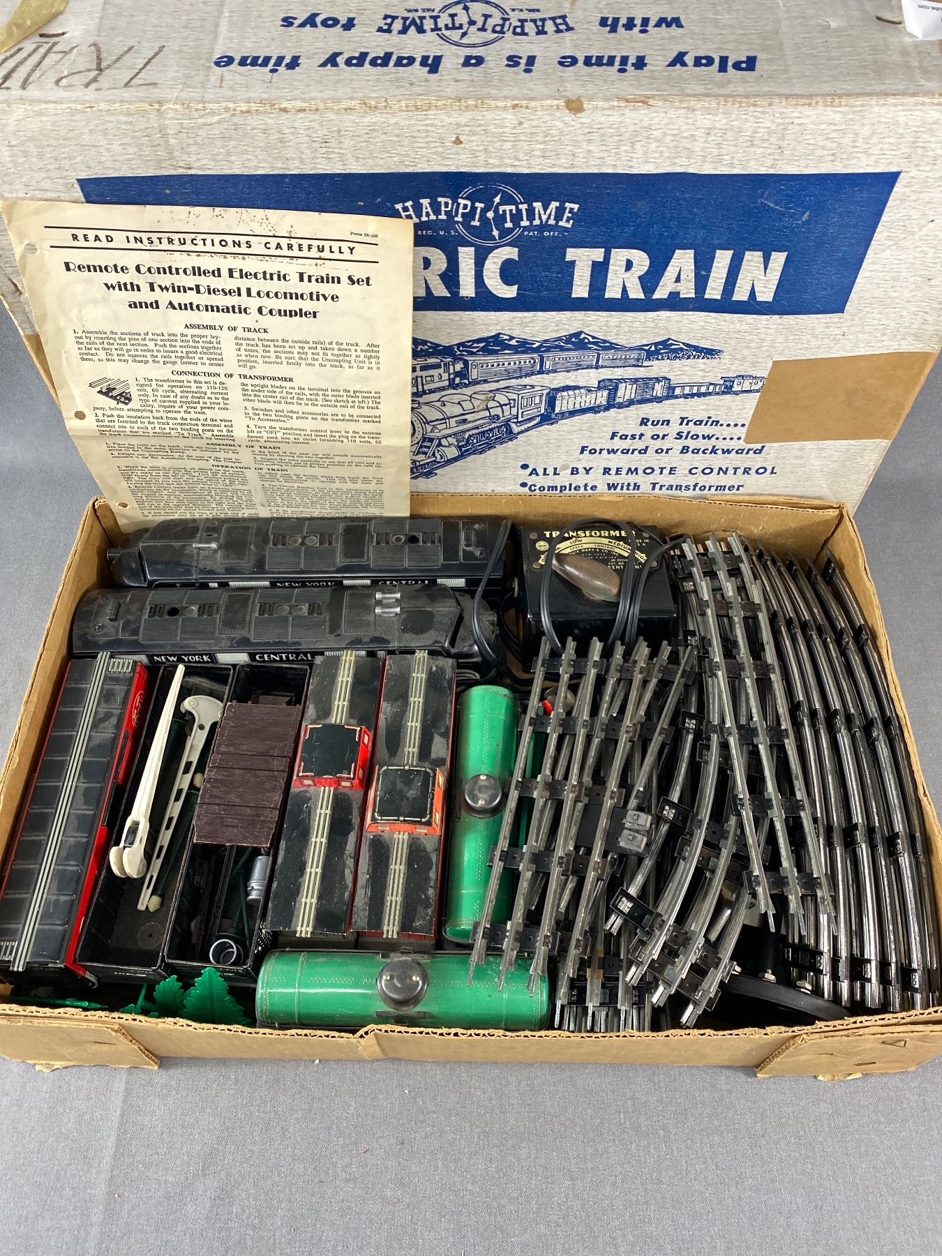 1940's - 50's Happi Time Train Set In Box