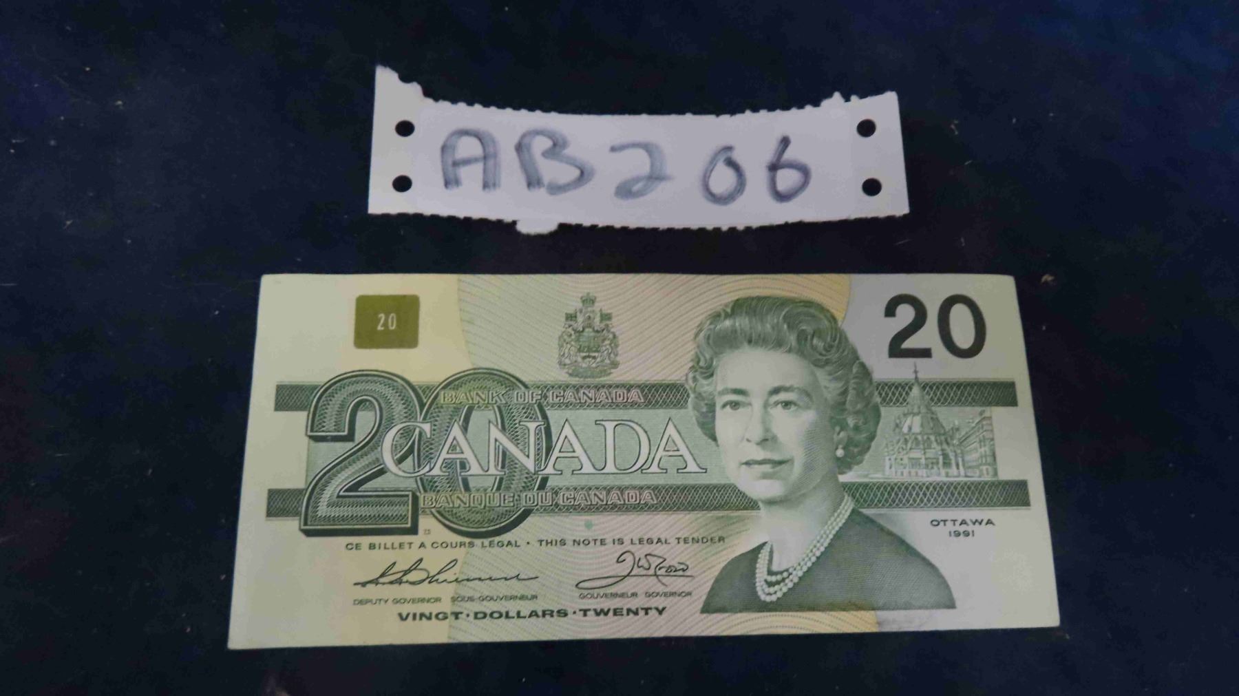 1991 Canada 20 Bill McSherry Auction Service Ltd 1991-canada-20-bill-mcsherry-auction-service-ltd
