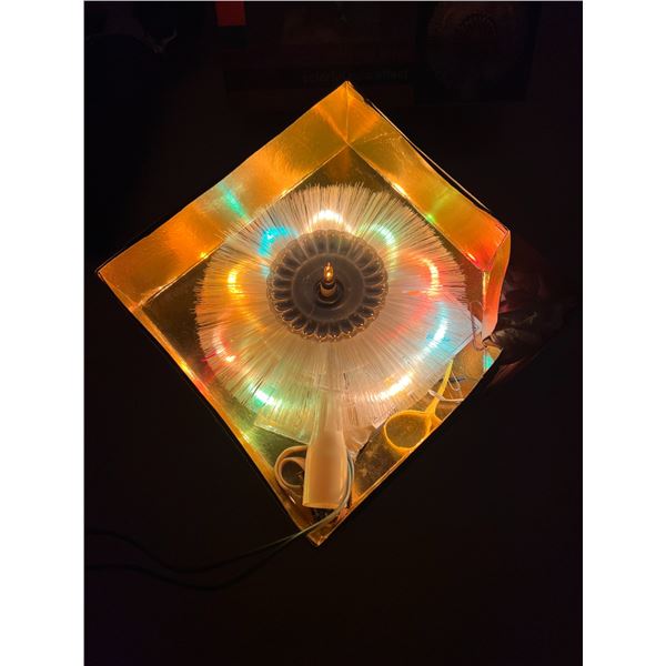 Vintage Halo 10 Light Christmas Tree Topper with original box - Works