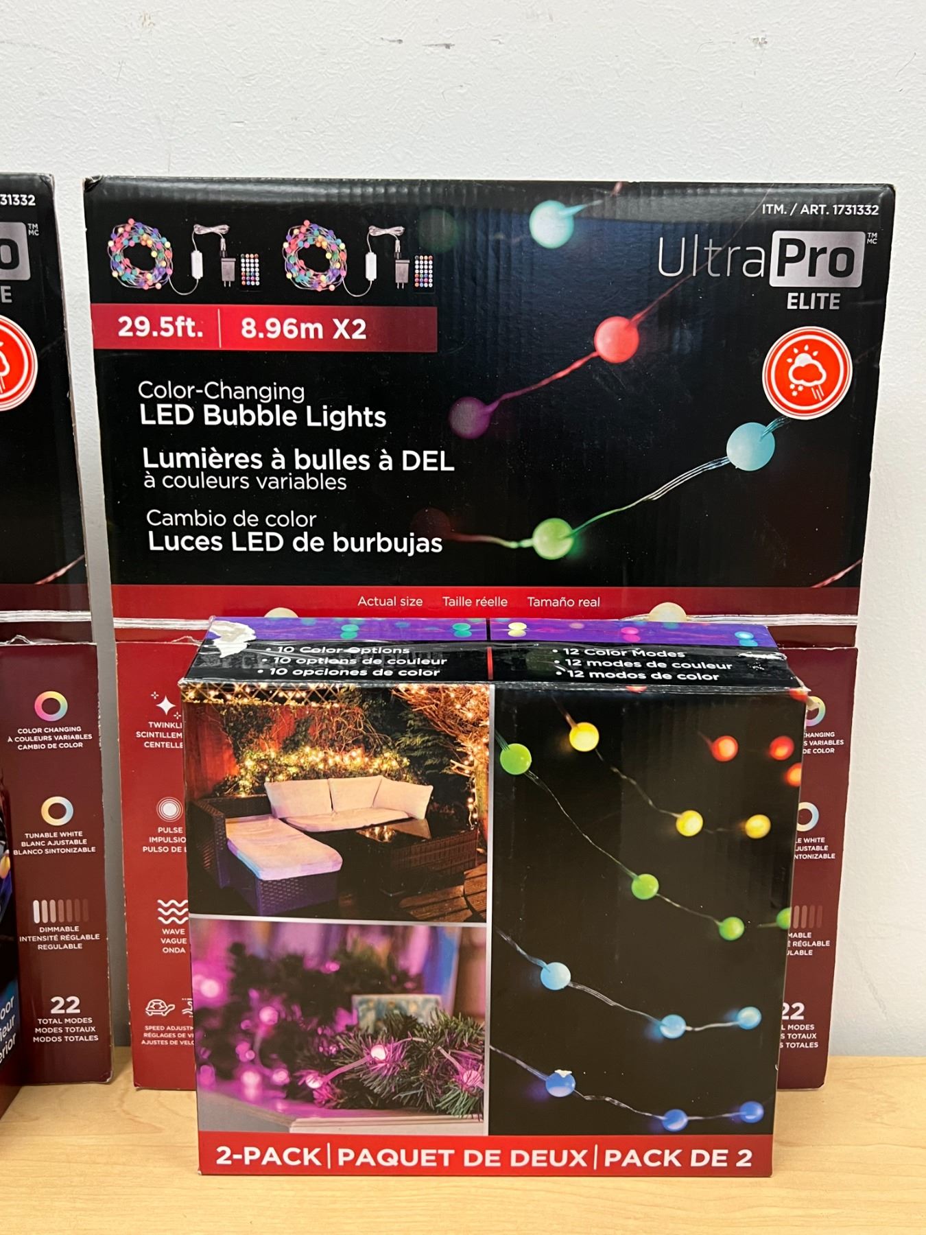 Ultra Pro Color-Changing LED Bubble Lights as pictured - open box, see ...