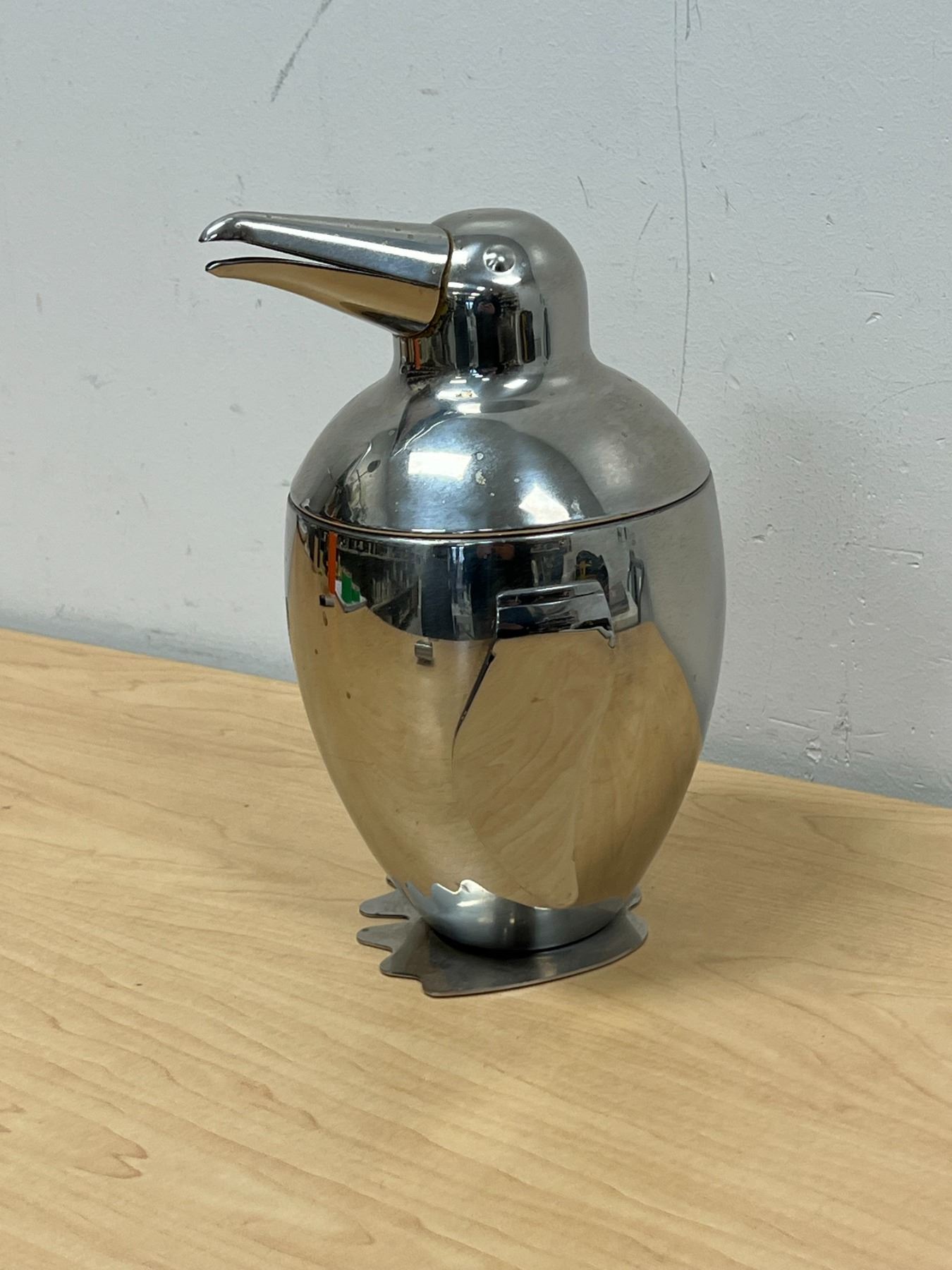 Stainless Steel Penguin Ice Bucket - Approx: 9.25"T 6"W