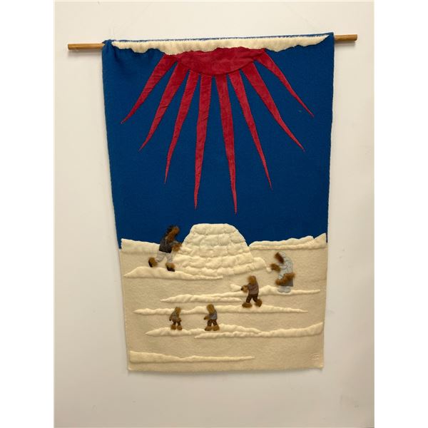 Amazing Inuit Wall Hanging - Beautiful colors / Details and textures ...