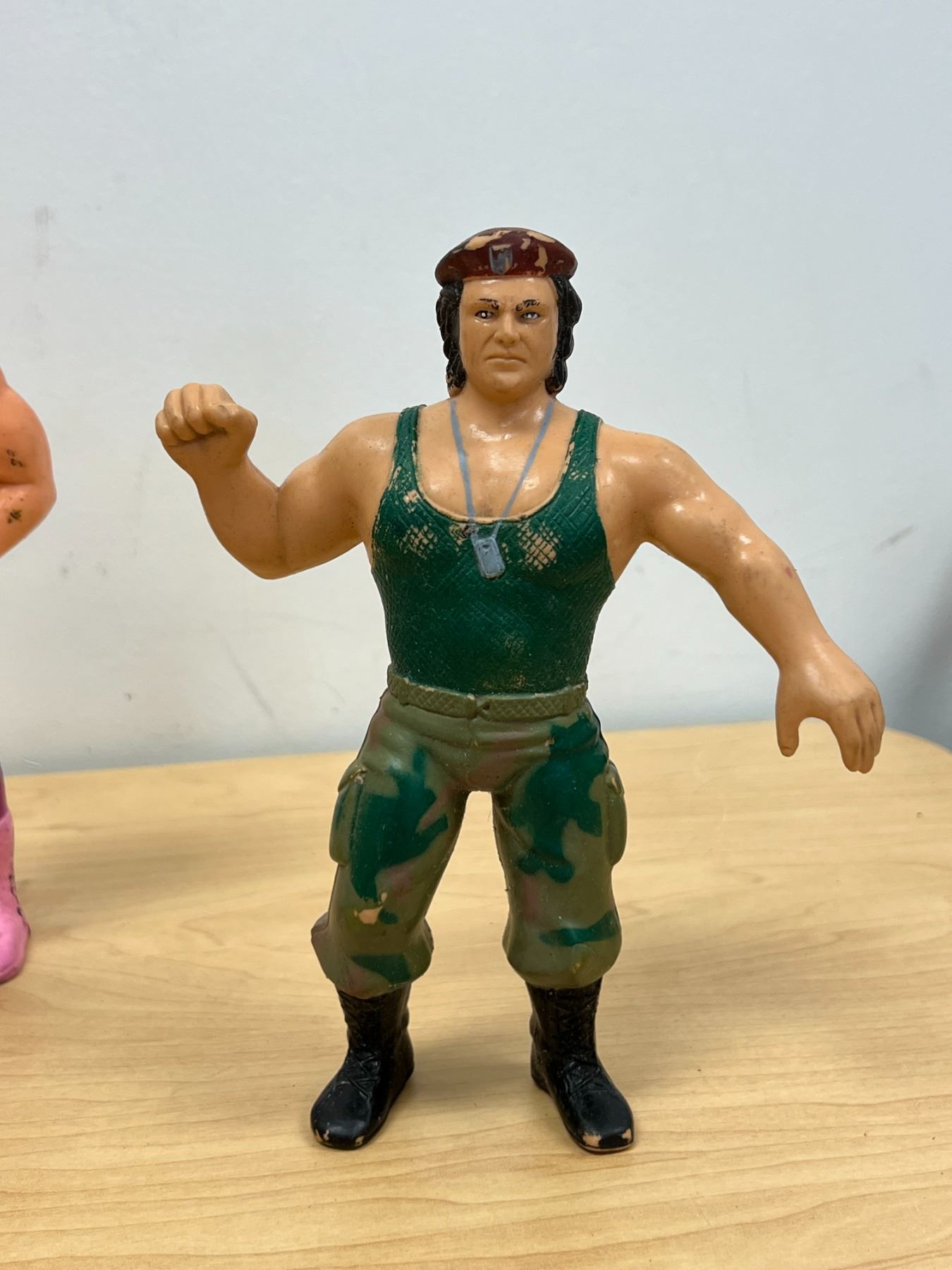 Lot of 1980s Titan WWF Wrestling Figures as pictured - played condition ...