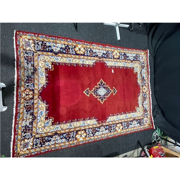 Gorgeous Vintage Red Persian Rug 106l X 72w Beck Auctions Inc