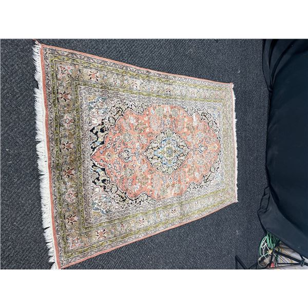 Pink Persian Rug 735l X 465w Beck Auctions Inc