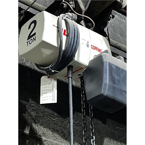 JCL COFFING 2 TON OVERHEAD HOIST