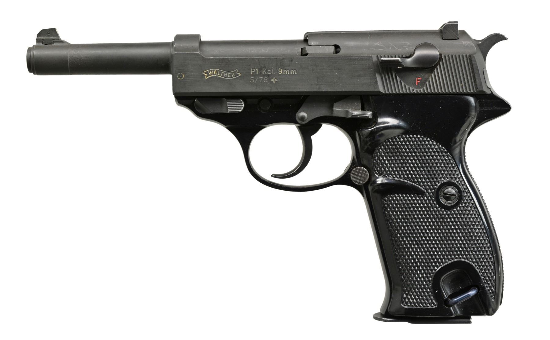 RARE WALTHER MODEL P1 PROTOTYPE SEMI-AUTO PISTOL. - Test Site
