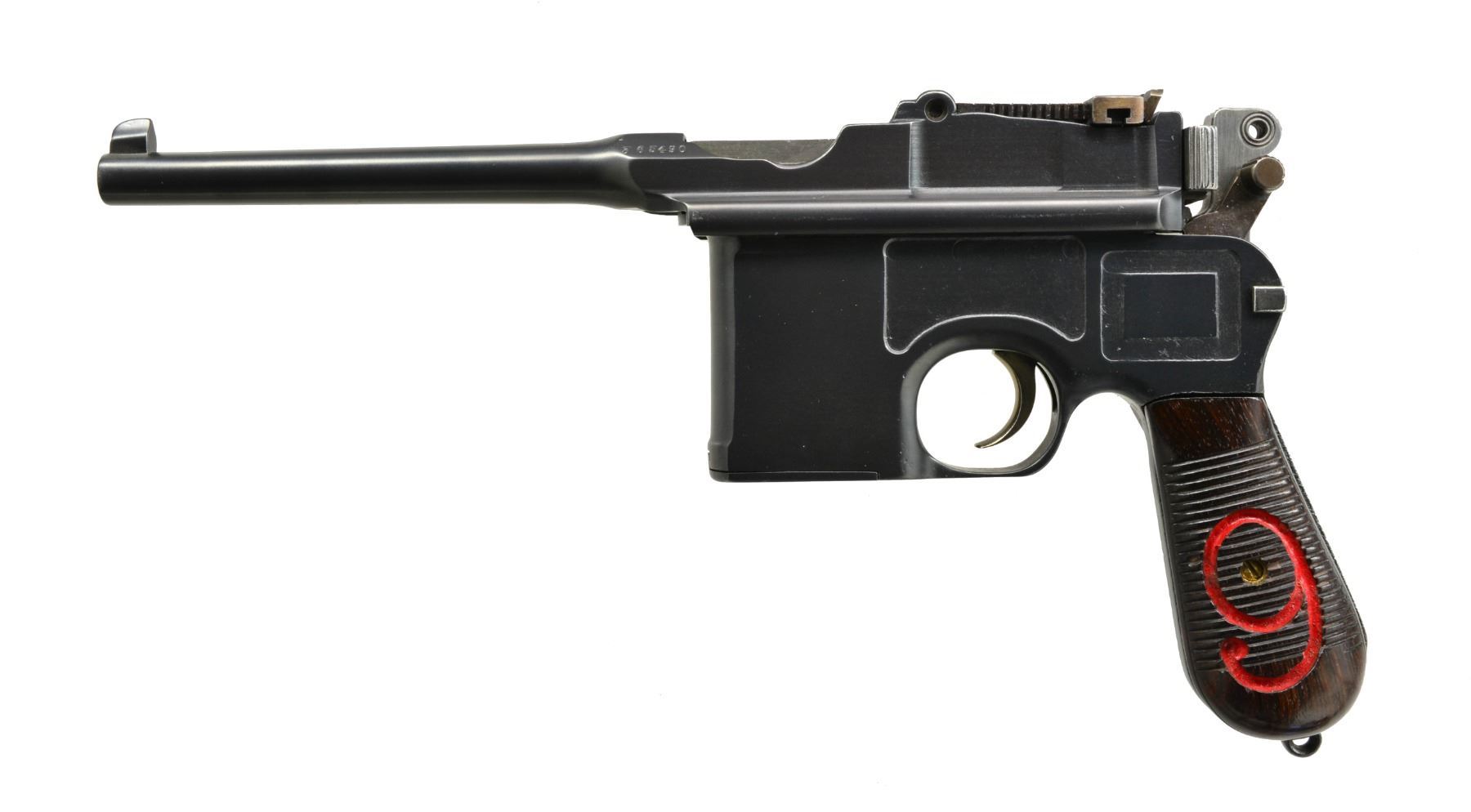 MAUSER RED 9 MODEL 1896 SEMI-AUTO PISTOL. - Test Site
