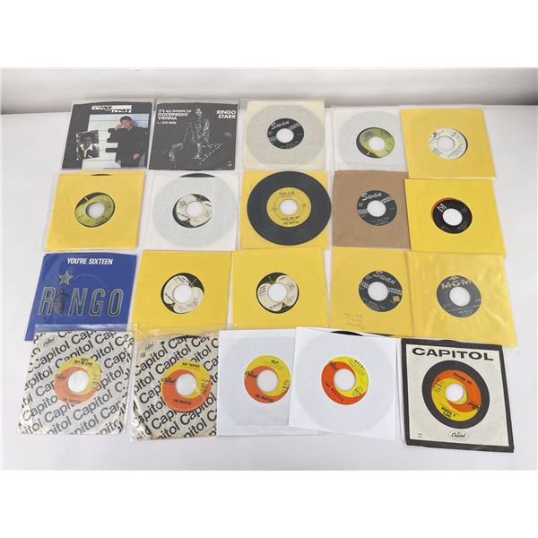 The Beatles 45 RPM Records Various Titles