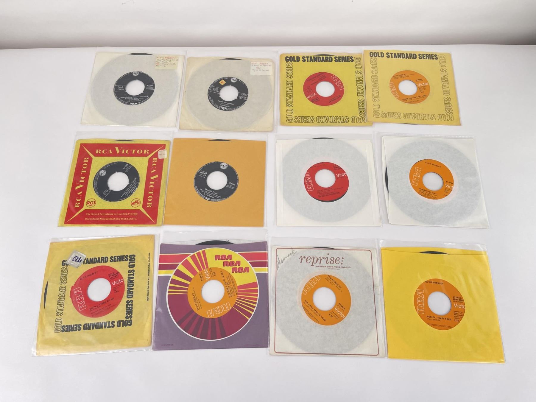 Assorted Elvis Presley 45 RPM Records